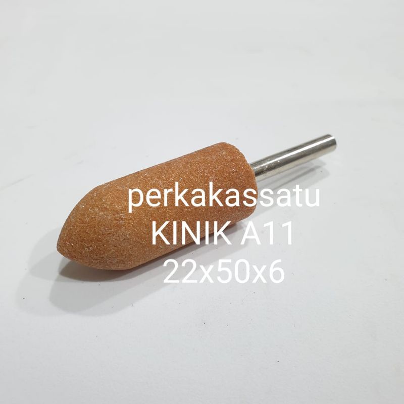 Jual BATU GERINDA BOTOL A11 22 X 50 X 6 MM KINIK MOUNTED STONE BATU ...