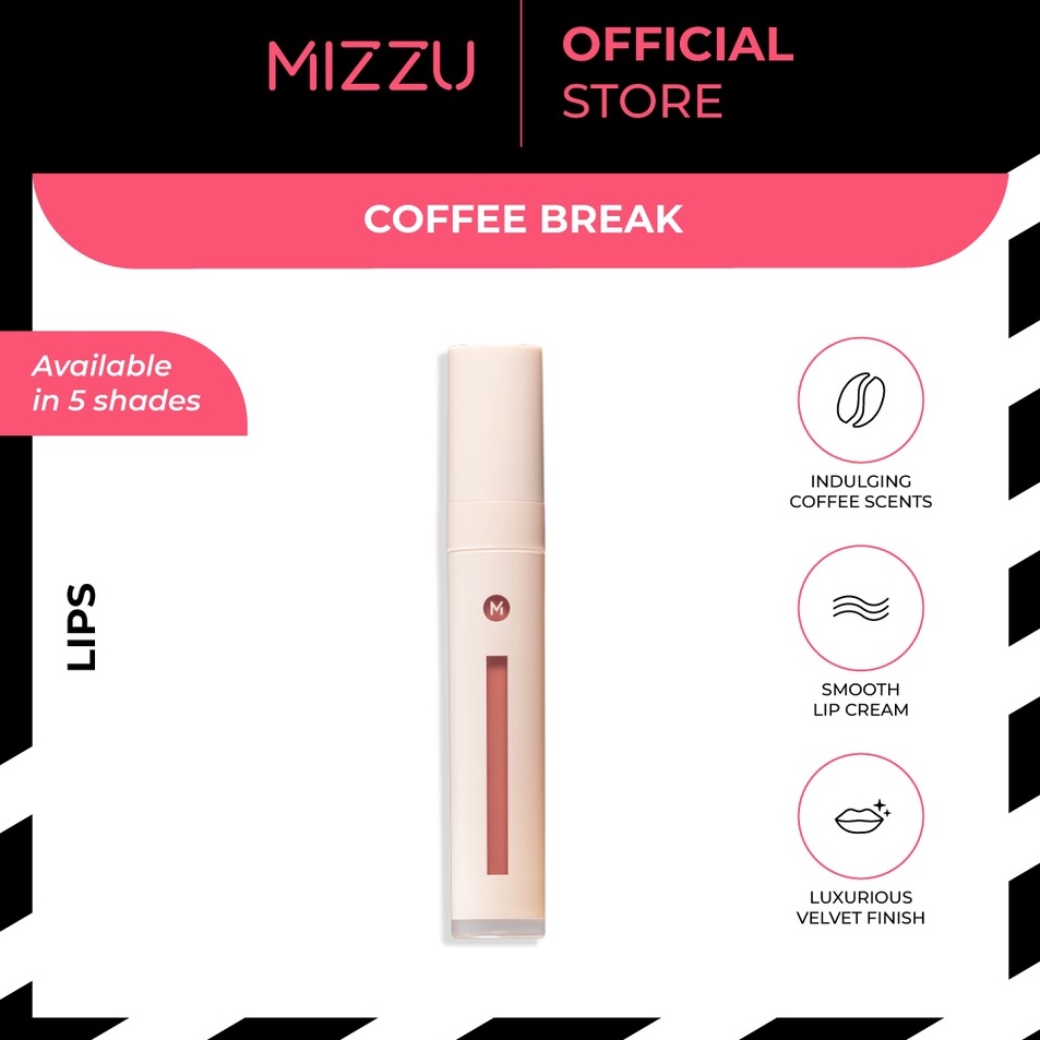 Jual Ready Mizzu Coffee Break Lip Cream Ready | Shopee Indonesia