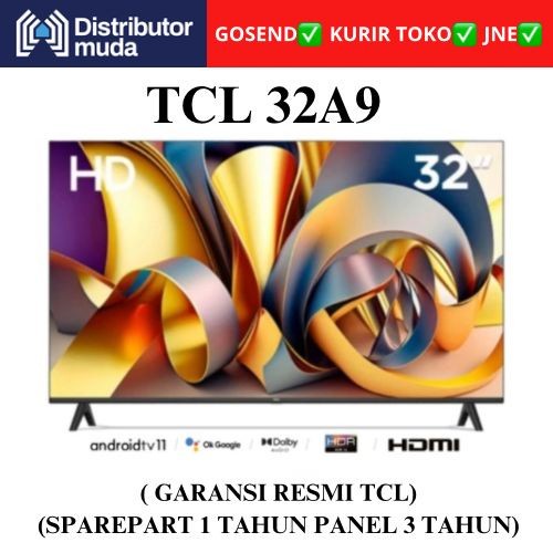 Jual Tcl Smart Led Tv Android 11 32 Inch 32A9 Dolby Audio Garansi Resmi ...