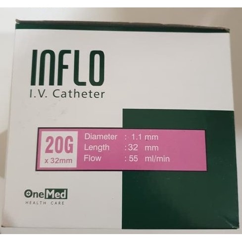 Jual Onemed Inflo IV Catether 20G / Inflo 20G | Shopee Indonesia