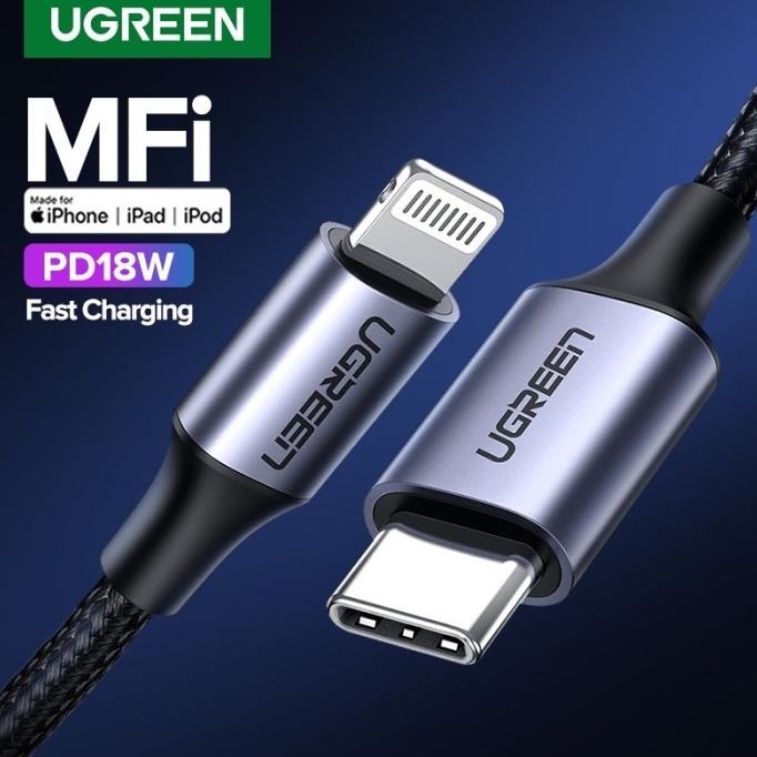 Jual Ugreen Kabel Data Iphone MFI Type C To Lightning Fast Charging | Shopee Indonesia