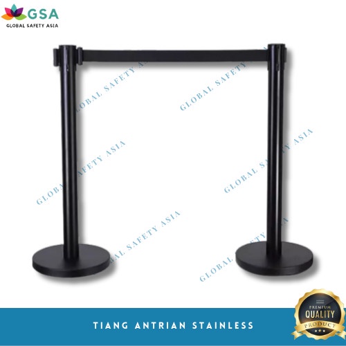 Jual Tiang Antrian Standing Barrier Railing Stand Pembatas Antrian ...