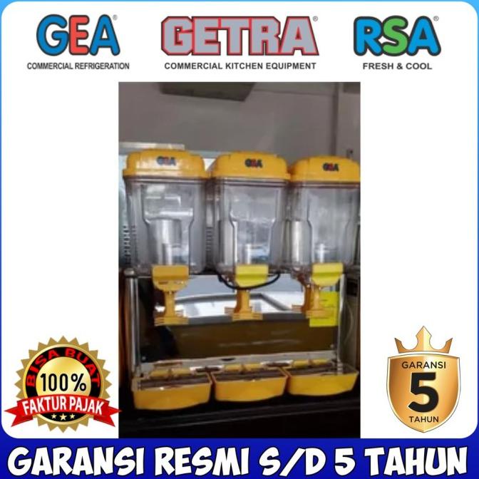 Jual Jus Dispenser Gea Lp-12X3 Juice Dispenser 3 Tabung Original ...