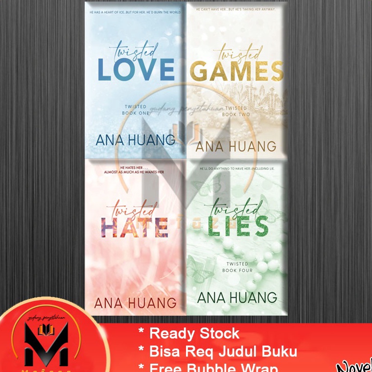 Jual Promo Max Twisted (4 book series) by Ana Huang (English) | Shopee ...