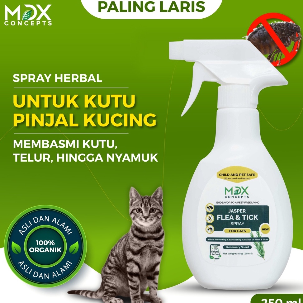 Jual MDX Concepts Natural Cat's Obat Anti Kutu Kucing Semprot Spray ...