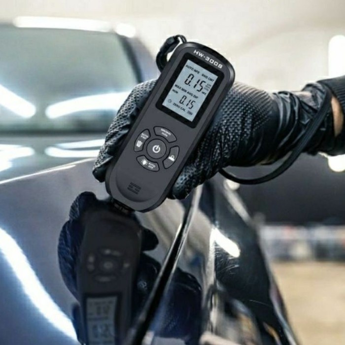 Jual Alat ukur ketebalan cat mobil digital HW300s coating thickness ...