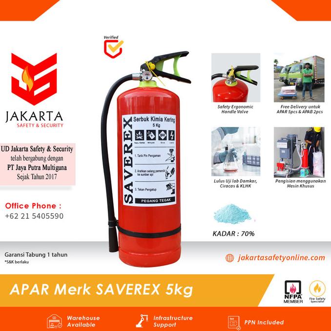 Jual Alat Tabung Pemadam Api Kebakaran Ringan 5Kg Apar Jakarta Harga ...