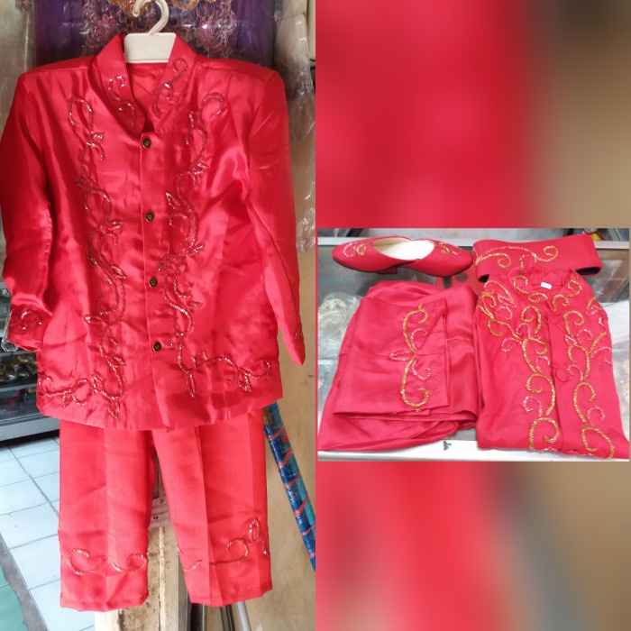 Jual Baju Pengantin Sunat Nasional // Baju Sunat Payet | Shopee Indonesia