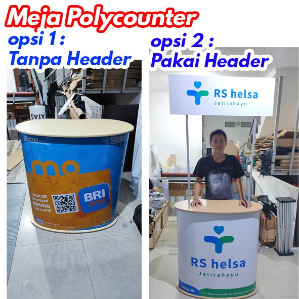 Jual POLYCOUNTER POLY COUNTER EASY COUNTER MEJA POP UP PORTABLE ...