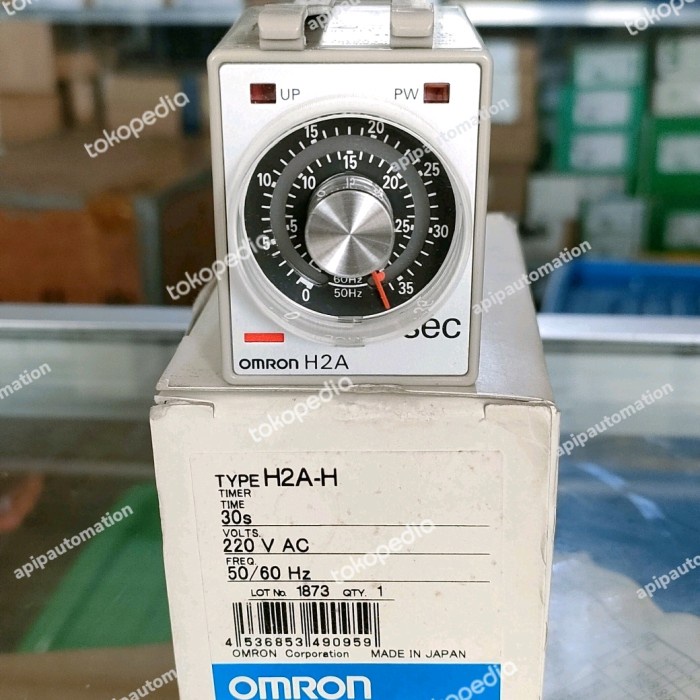Jual OMRON TIMER H2A-H 30S 220VAC 50/60HZ ASLI % ORIGINAL JAPAN ...