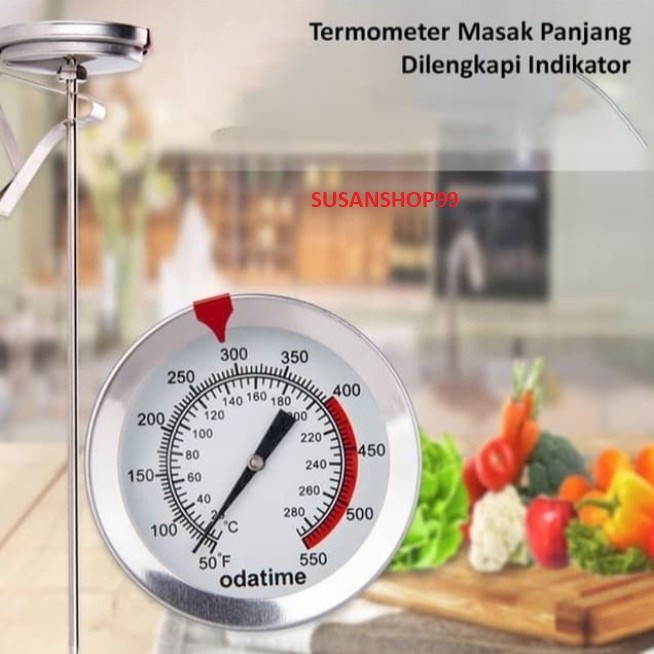 Jual Battom- Termometer Minyak Goreng Panjang/Termometer Masak Suhu (30 ...