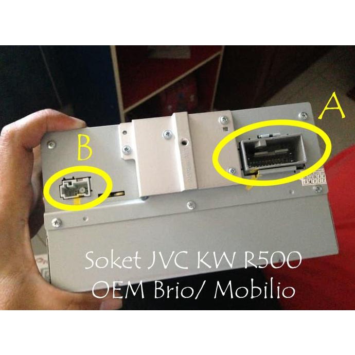 Jual Kabel Soket JVC KW R500/ JVC KWR500 (Tape Ori nya Honda Brio ...