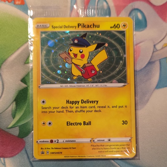 Jual Kartu Pokemon Tcg English - Special Delivery Pikachu Swsh074 ...