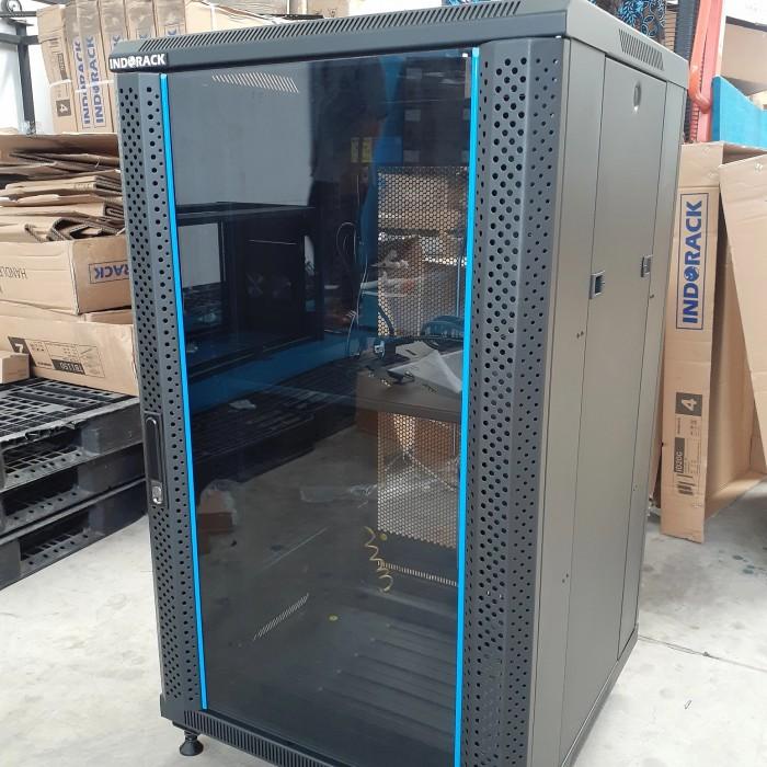 Jual Close Rack Indorack Glass Door Rack Server 20U Depth 600Mm ...