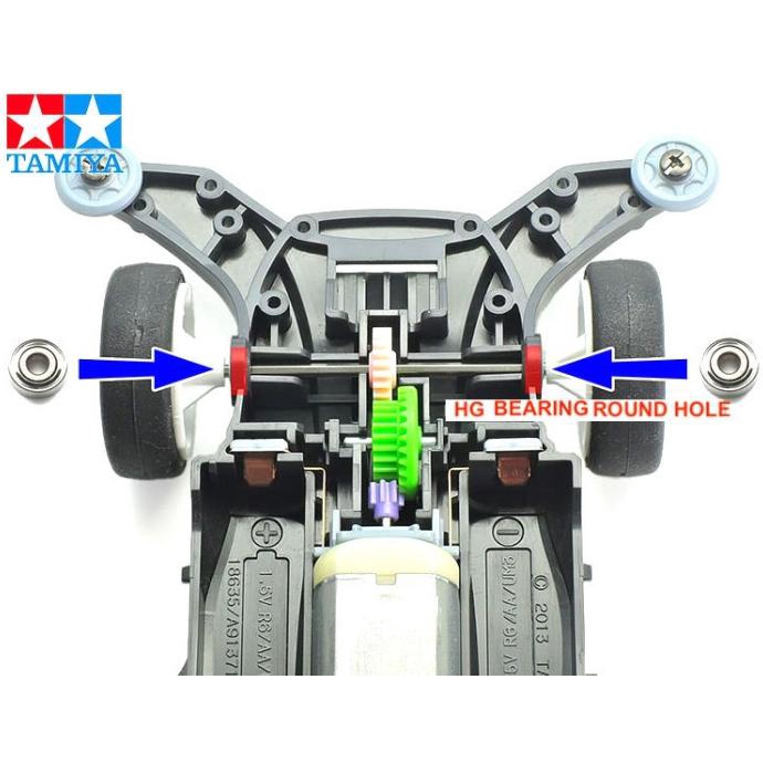 Jual Tamiya 15519 Hg Round Hole Ball Bearings (4 Pcs) | Shopee Indonesia