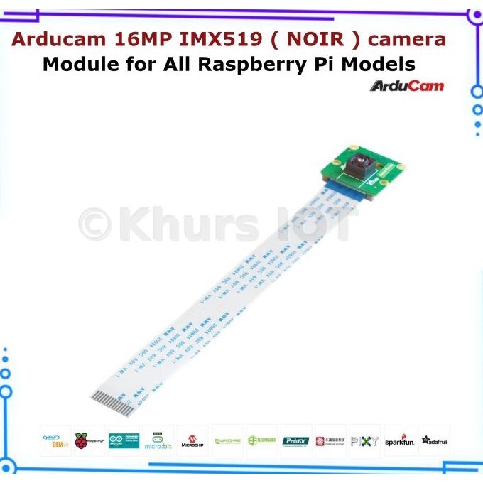 Jual Arducam 16MP IMX519 ( NOIR ) camera module for All Raspberry Pi Models | Shopee Indonesia