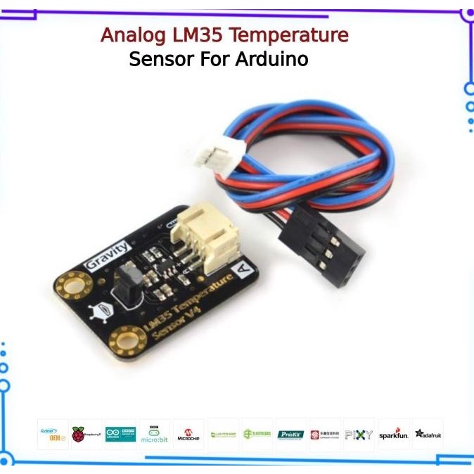 Jual Dfrobot Gravity Analog Lm35 Temperature Sensor For Arduino