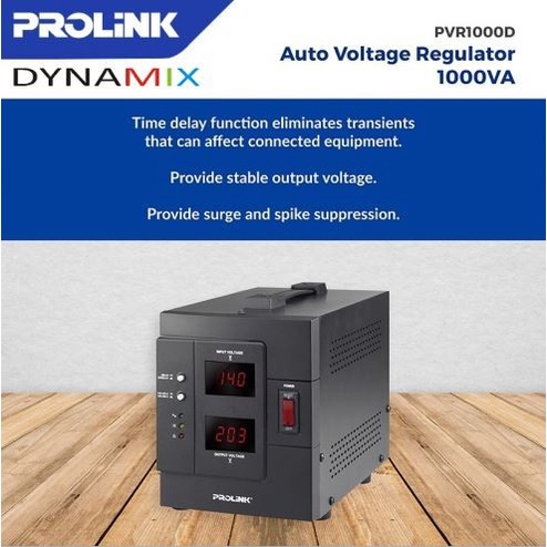 Jual Stavol Prolink PVR-1000D 1000VA Relay Controlled AVR | Shopee ...