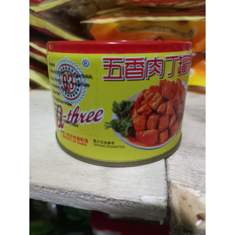 Jual Q3 Spiced Pork Cubes/ Bak Ting/ Daging Babi Kaleng ( Non Halal ...