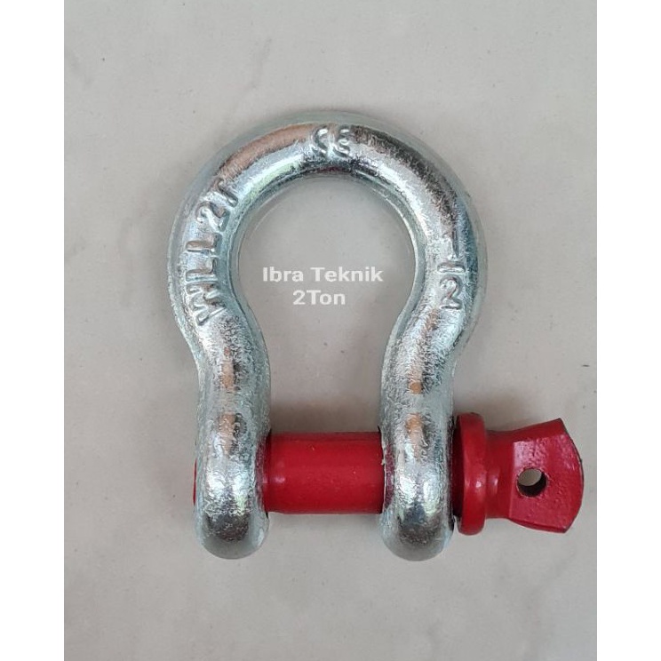 Jual Stok Banyak SHACKLE Bow Shackle Segel Omega 2 Ton (1/2) W68 ...