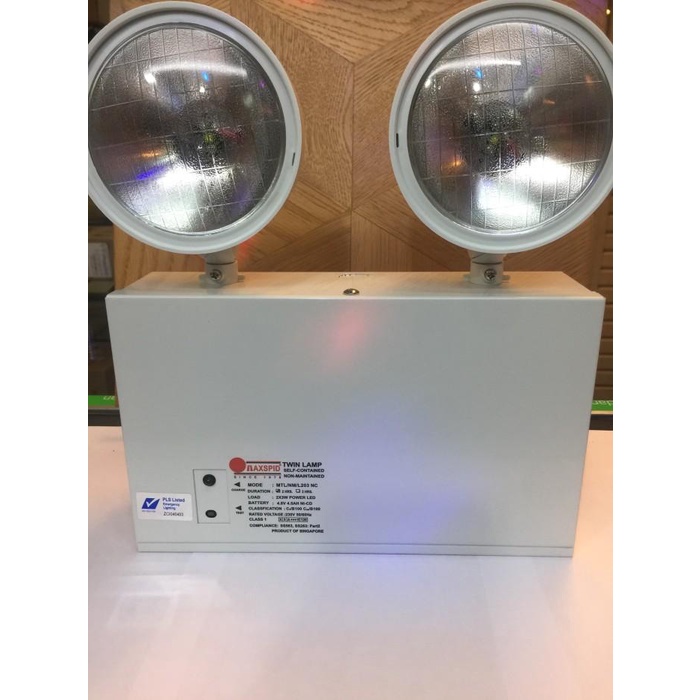 Jual Lampu Emergency Maxspid Twin Spot Led Mata Kucing 2X3 Watt ...