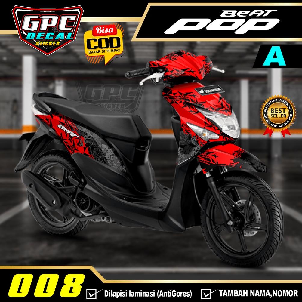 Jual Decal sticker Fullbody Beat Pop 008- Variasi List Motor Desain ...
