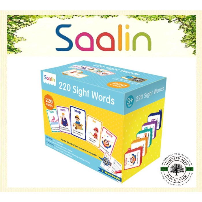 Jual Saalin 220 Sight Words Flash Cards [Edukasi Anak] | Shopee Indonesia