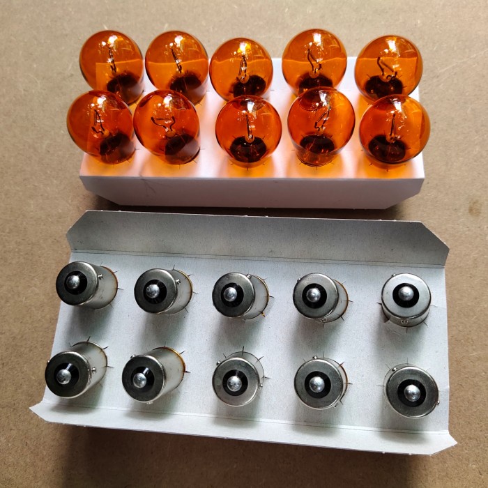 Jual Bohlam lampu sein model V Osram 12v 21w py21w | Shopee Indonesia