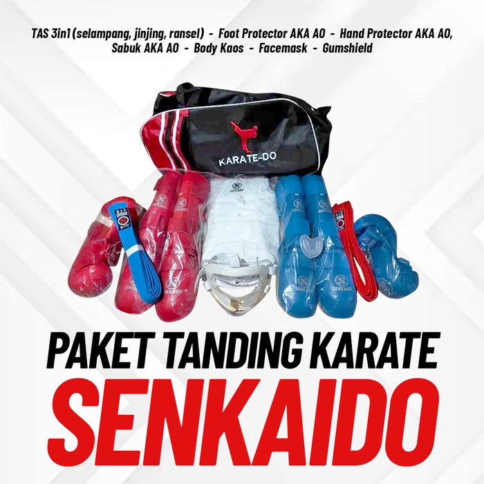 Jual PAKET KARATE SET KUMITE SENKAIDO | Shopee Indonesia