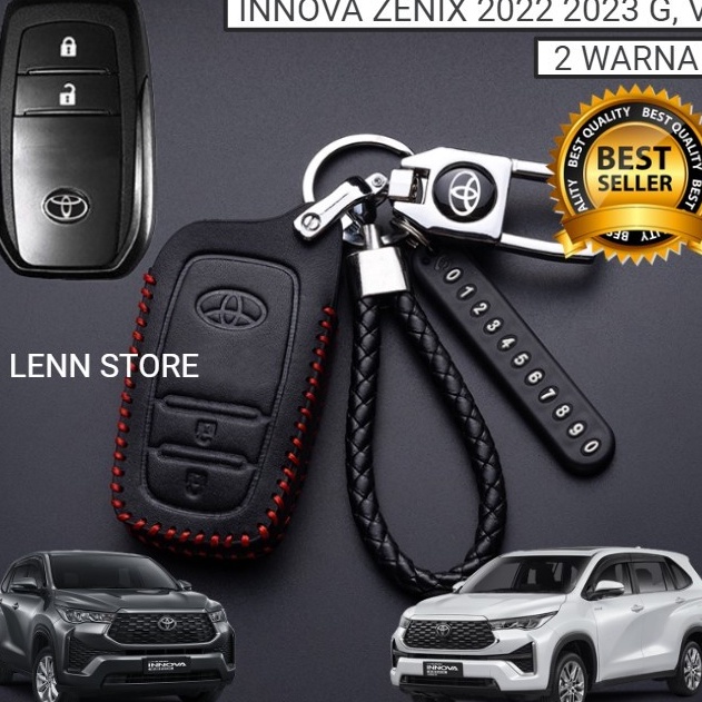 Jual ★★ oe Cover Sarung Kunci Remote Kulit Toyota Innova Zenix 2022 ...