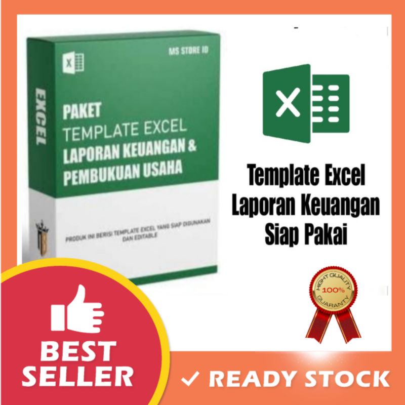 Jual Template Keuangan Usaha Lengkap Format Excel Siap Pakai | Shopee Indonesia