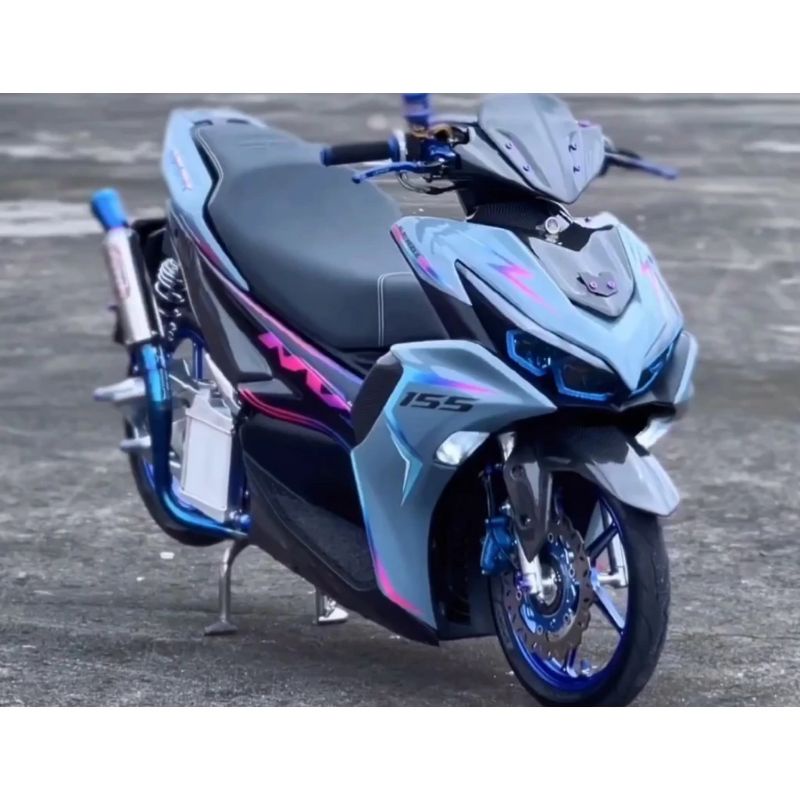 Jual STRIPING STICKER TRANSPARAN YAMAHA AEROX NEW CONNECTED NVX CUSTOM ...