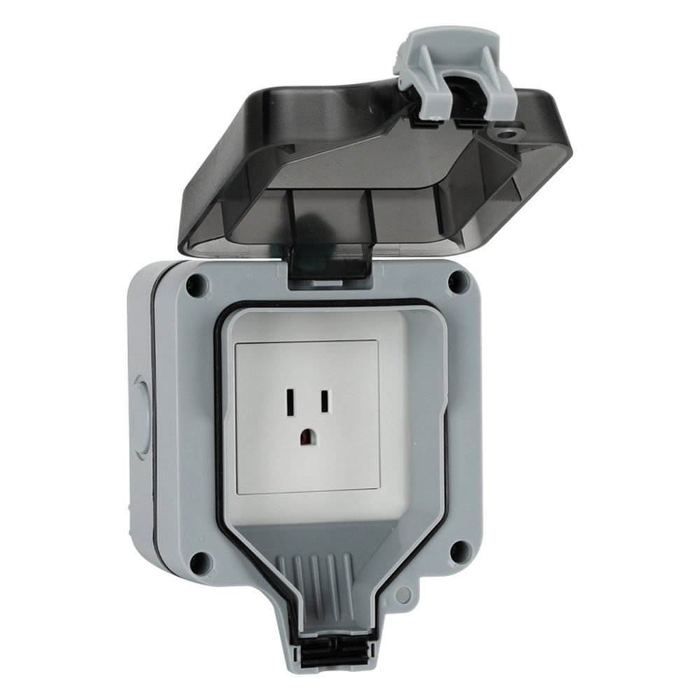 Jual &IP66 Waterproof Socket Weatherproof Dust Proof Outdoor Wall Power ...