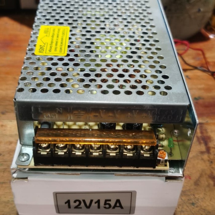 Jual power supply switching 12v 15A adaptor travo 12 volt 15 ampere ...