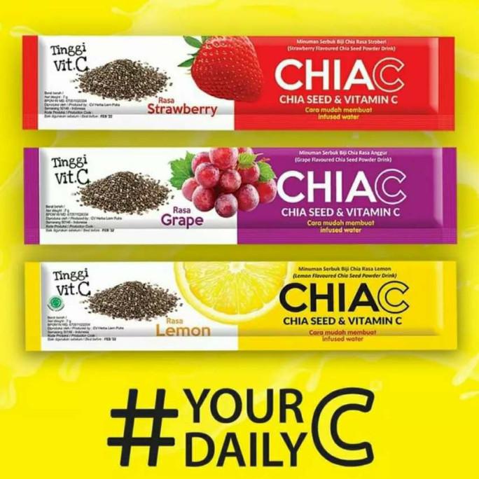 Jual {{{{{{] Infused water Chia C - Chiaseed & Vitamin C ( 5 x 7 gram ...