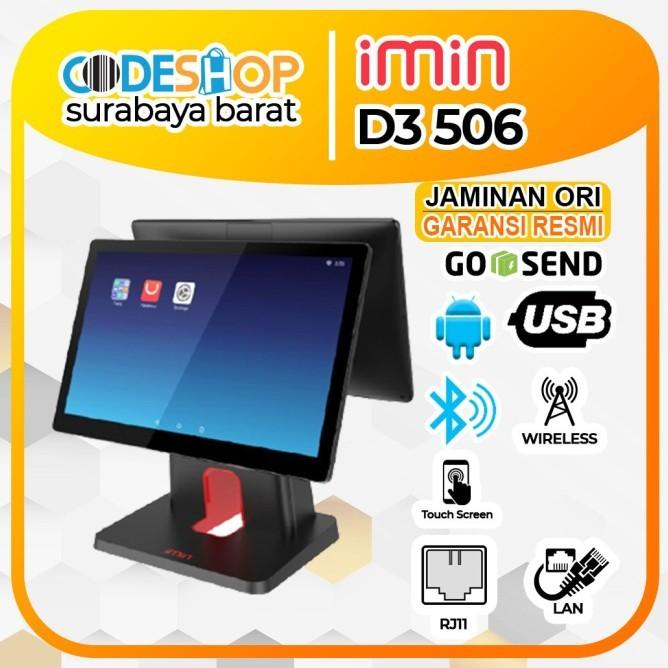 Jual Mesin Kasir Android Imin D3 506 Dual Layar 15,6 Inch 2Gb/16Gb | Shopee Indonesia