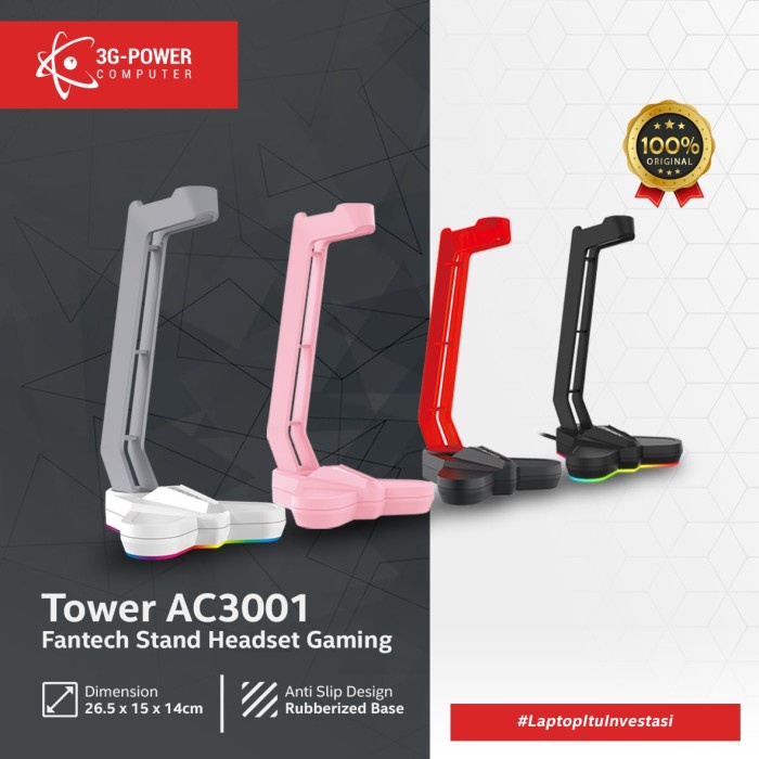 Jual Fantech AC3001 Tower Headset Stand | Shopee Indonesia