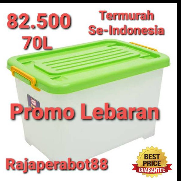 Jual Promo Shinpo SIP 143 CB 70 Container Real Box Plastik 70 Liter ...