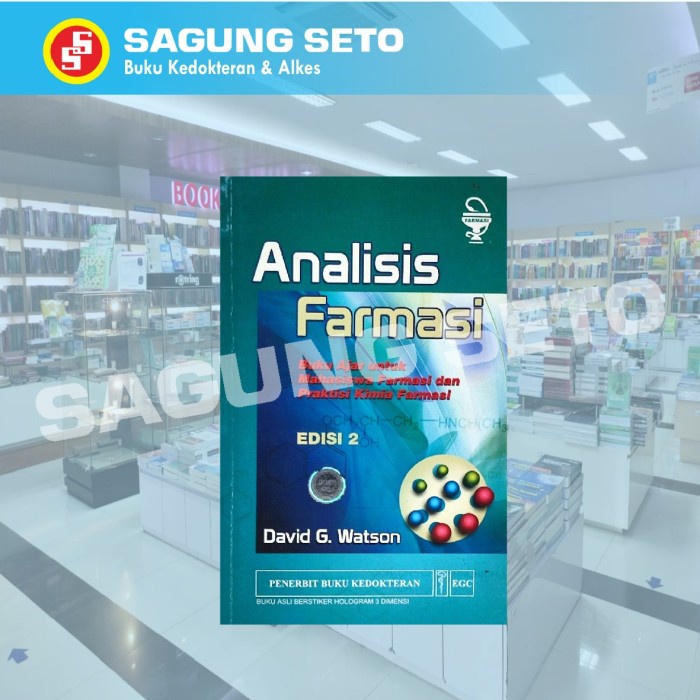 Jual Bestseller Buku Analisis Farmasi Ed.2 - David G. Watson | Shopee ...