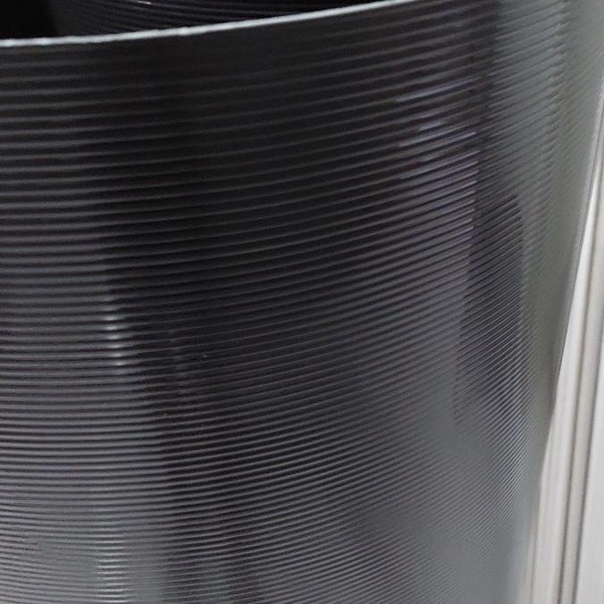 Jual ,,,,,,,] Fiber Pagar Motif Salur Lurus Hitam Extra Tebal 120cm Per ...