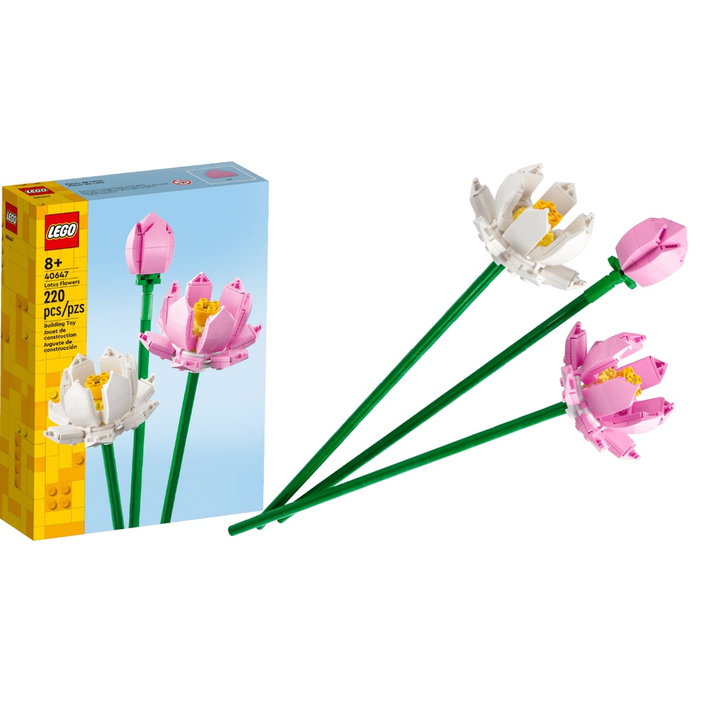 Jual Lego Creator 40647 Lotus Flowers Botanical Collection Lego Hiasan ...