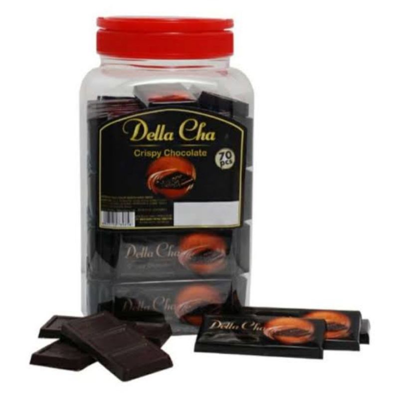 Jual Permen Cokelat / Crispy Chocolate / Celan Cokelat Della Cha ...