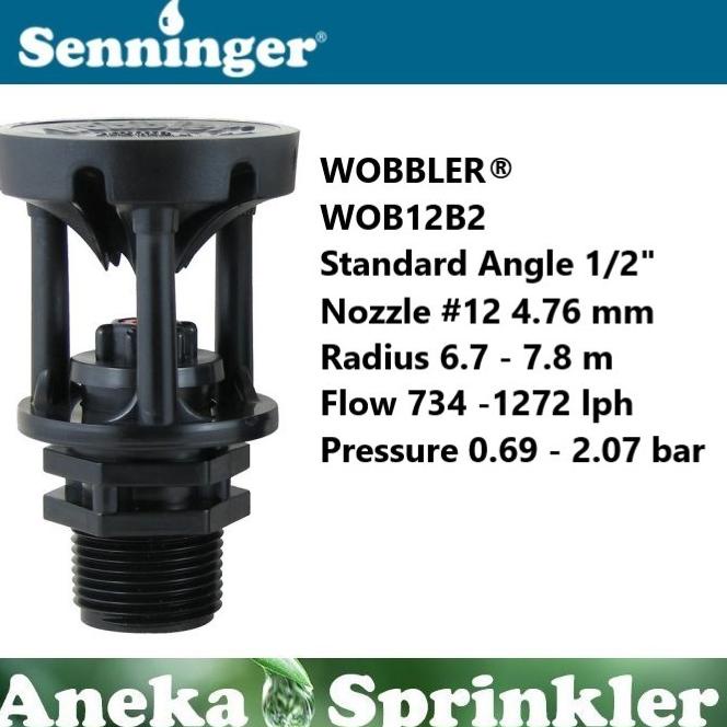 Jual Wobbler Standard & Low Angle 1/2" Senninger Sprinkler | Shopee ...