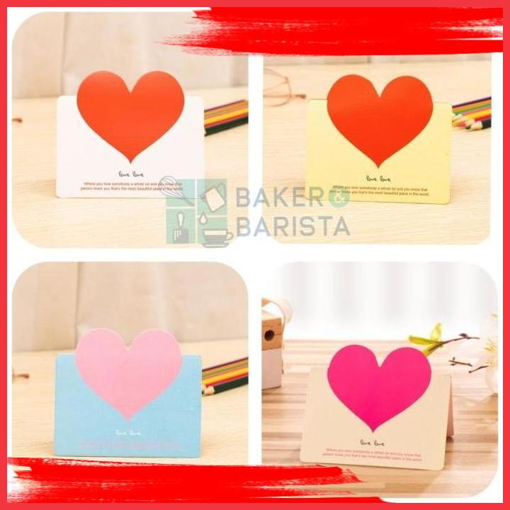 Jual (BBR) KARTU VALENTINE CARD UCAPAN KARTU UCAPAN GIFT CARD KADO BOX ...