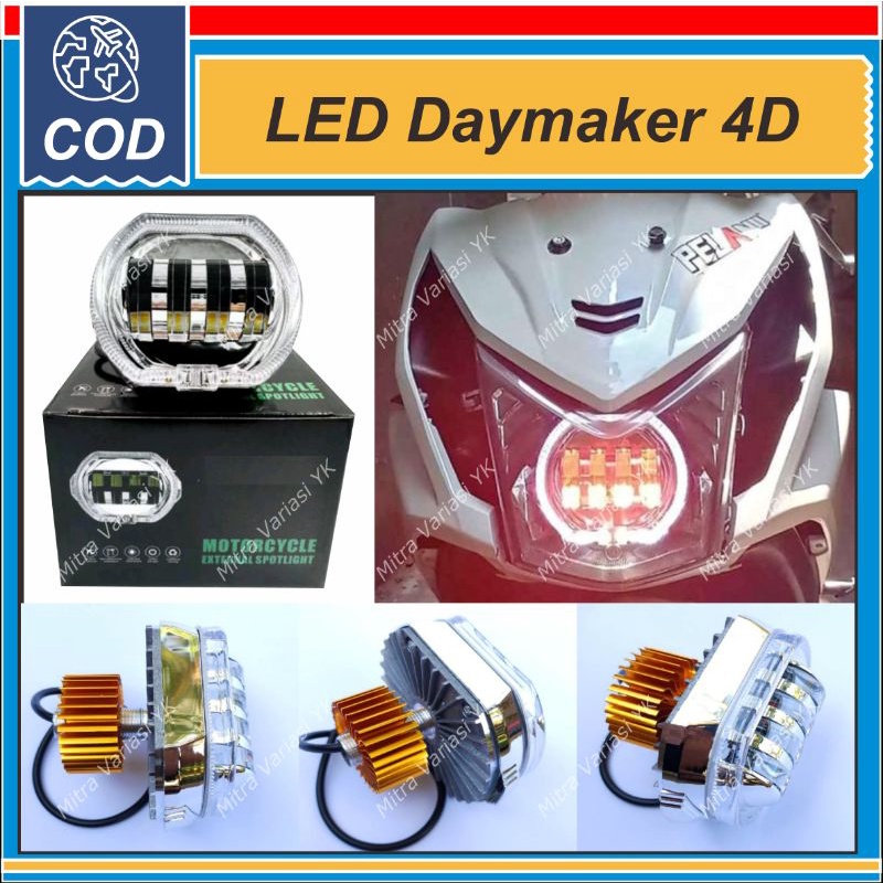 Jual LAMPU BILED DAYMAKER PROJIE 4 LENSA SHROUD 4,5 INCH LASER GUN ...