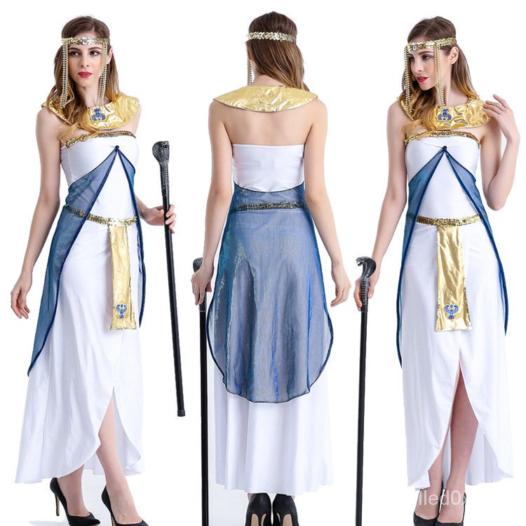 Jual Cleopatra Halloween Game Uniform Arab Clothing Cleopatra Uniform ...
