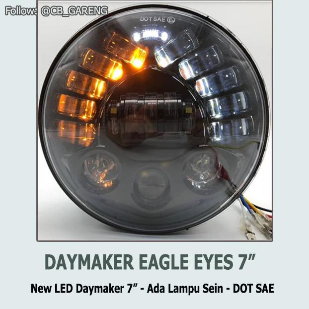 Jual Lampu Daymaker 19 Led / Eagle Eyes 7 Inchi | Shopee Indonesia