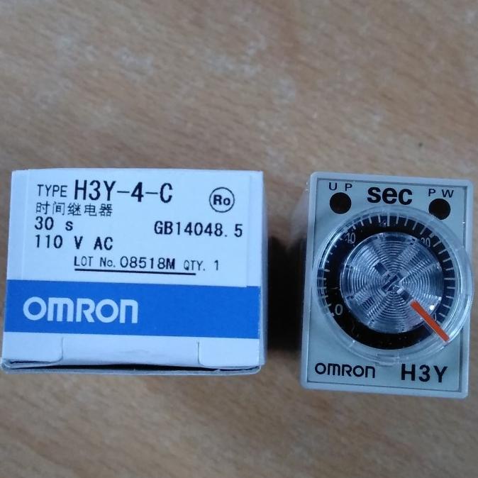 Jual Timer Relay H3Y 4 C 30s 110V AC H3Y4 30 sec detik Omron original | Shopee Indonesia