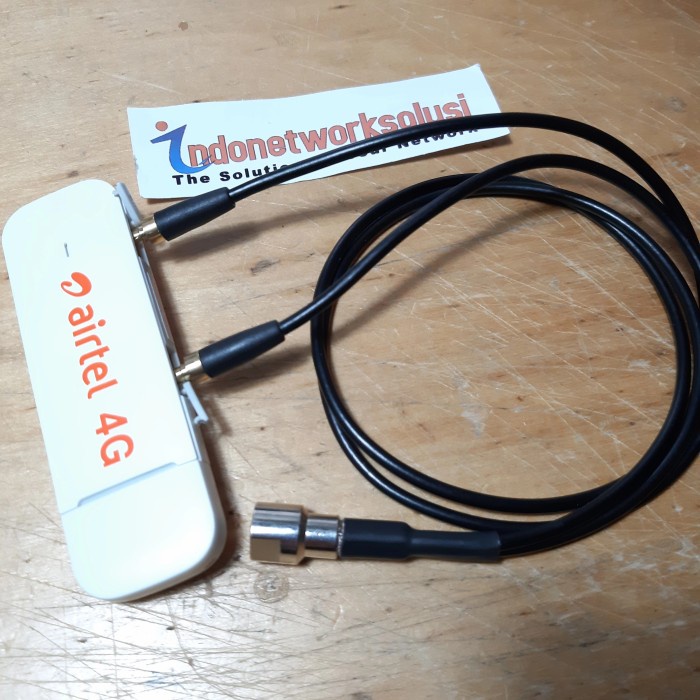 Jual PIGTAIL ADAPTER MODEM HUAWEI E3372 4G "DUAL PORT / CABANG DUA CRC9 ...