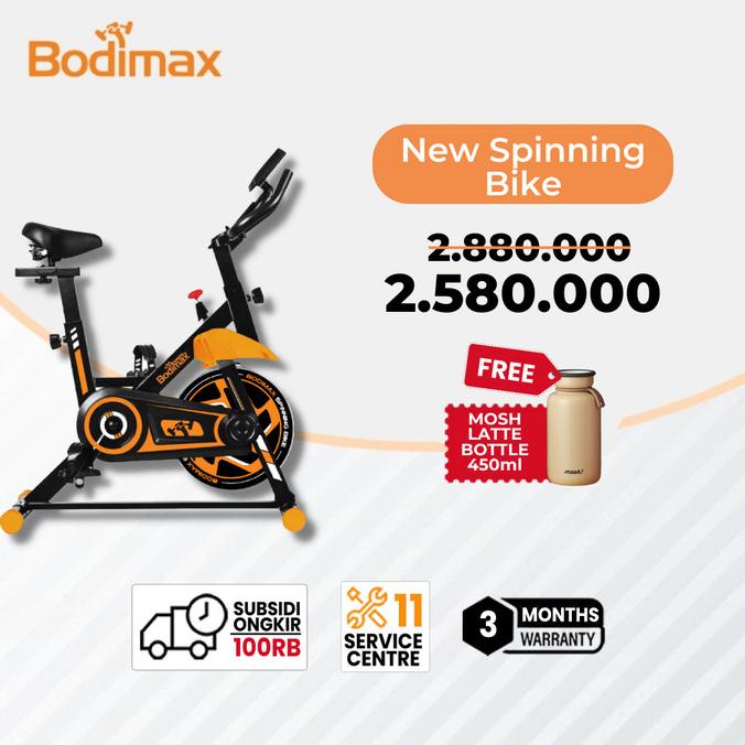Jual Alat Fitness Sepeda Statis BODIMAX SPINNING BIKE | Shopee Indonesia